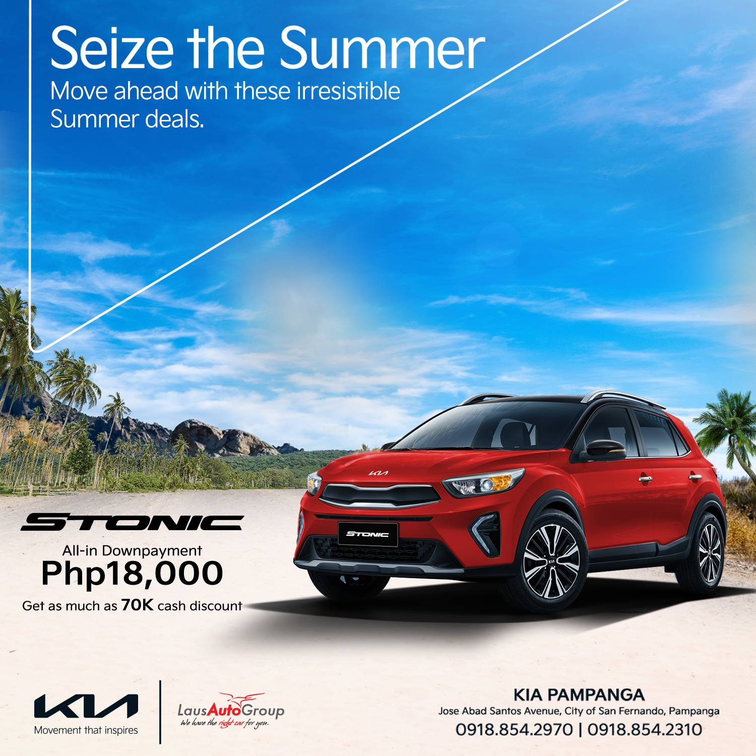 Seize the Summer with Kia Stonic – LausAutoGroup